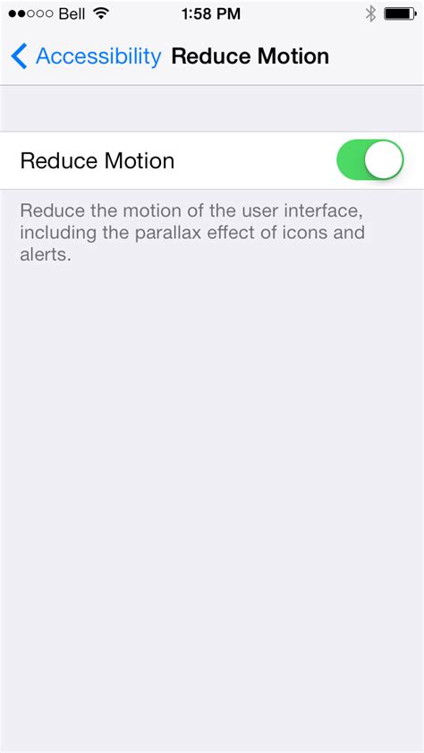 How To Disable The Animation And Parallax Effects In Ios 7 [video] Iclarified