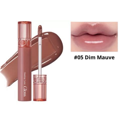 Ready Stock 05 Dim Mauve Romand Glasting Gloss Lip Gloss 4g Shopee