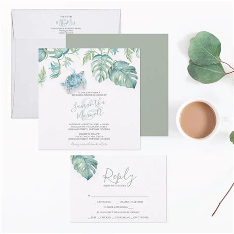 22 Beach Wedding Invitations For A Seaside Ceremony