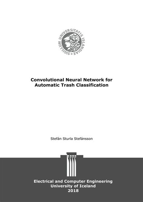 pdf convolutional neural network for automatic trash neural ne