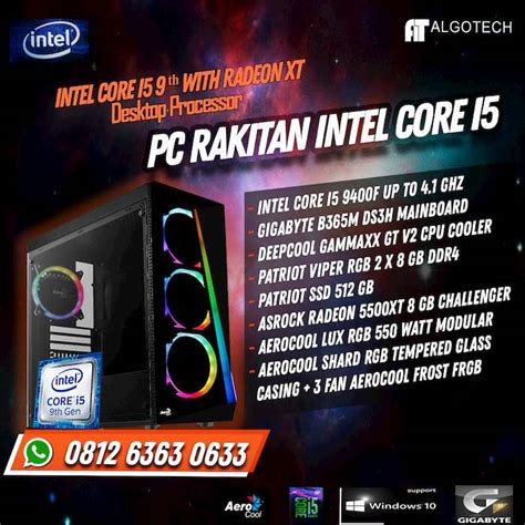 Komputer Rakitan Intel Core I Vga Gb