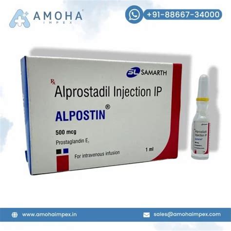 Alpostin 500mcg Injection 500 Mg At ₹ 4000 Vial In Surat Id 2851239627173