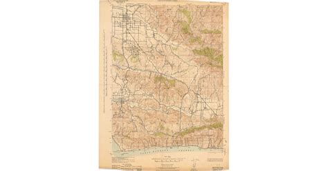 1942 Map Of Lompoc Ca — High Res Pastmaps