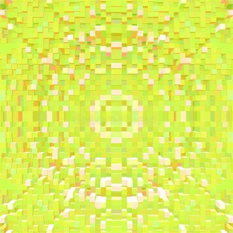 Cube D Extrude Symmetry Background Extruded Geometry Stock Illustration Illustration Of