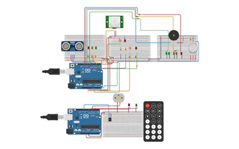 circuit design signal to the car tinkercad