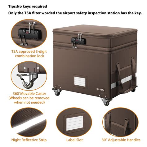 Snapklik Com DocSafe Fireproof Document Box