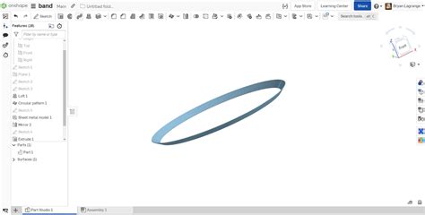 Sheet Metal Banding Onshape