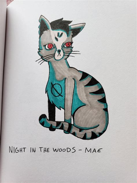 Mae Night In The Woods Fanart By Dreamiebunnie On Deviantart