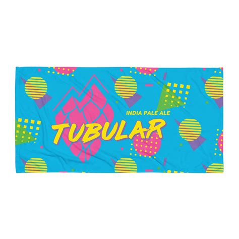 Tubular Themed Beach Towel Orono Brewing