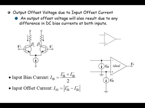 전자회로2 Ch10_11 Op-Amp.: Input Bias/Offset Currents (Sec.10.6, Op-Amp. 연산 ...