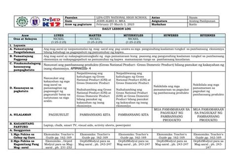 Ap 9 Lesson Plan Pdf