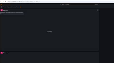 Error Gateway Timeout Please Check The Server Logs For More Details