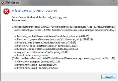 Discord Javascript Hatası Technopat Sosyal