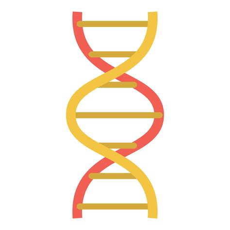 Lab Dna Structure Icon Flat Style 14472246 Vector Art At Vecteezy