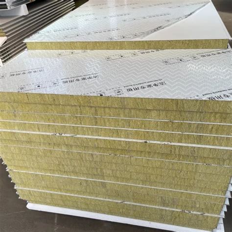 Cladding Panels Thermal Insulation Wall Panel Fire Resistance Rock Wool