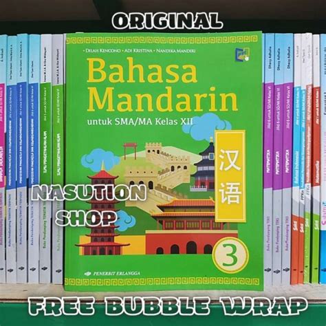 Promo Original Buku Bahasa Mandarin Kelas Xll SMA K Revisi Erlangga Diskon Di