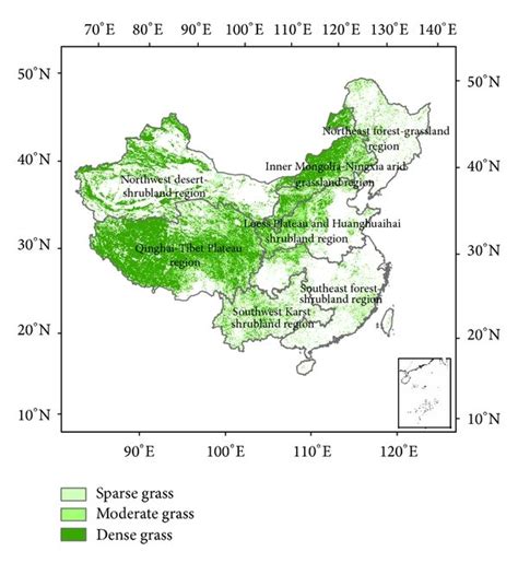 The Grassland Distribution Over Grassland Ecological Economic Regions Download Scientific