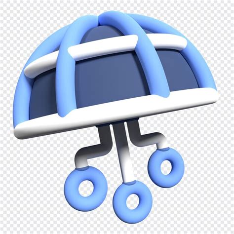 Premium Psd Cloud Computing Technology Cloud Data Center With Hosting Server Cloud Service 3d