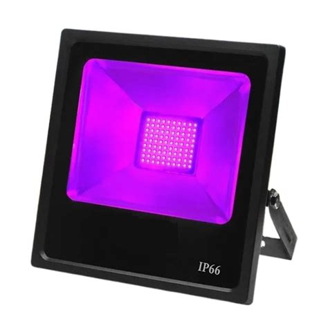 Uv Curing Light 50w 80w Led Purple Light Flood Light Waterproof Shadowless Adhesive Uv Curing