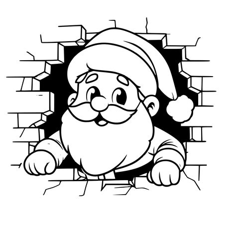 Santas Surprise Breakout Svg File For Cricut Silhouette Laser Machines