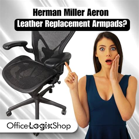 Herman Miller Aeron Leather Arm Pads Replacement