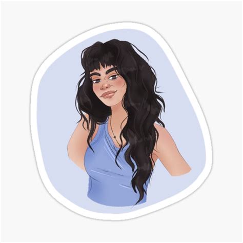 Girl Art Sticker For Sale By Anarisyet Redbubble