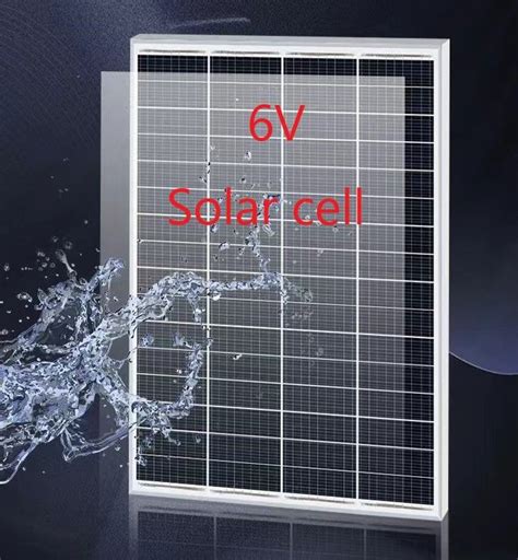 แผงโซล่าเซลล์ Solar Cell 6v สำหรับชาร์จแบตเตอรี่ แผงโซร่าเซลล์ Solar