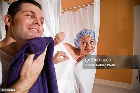 Peeking Out Of Shower Photos And Premium High Res Pictures Getty Images