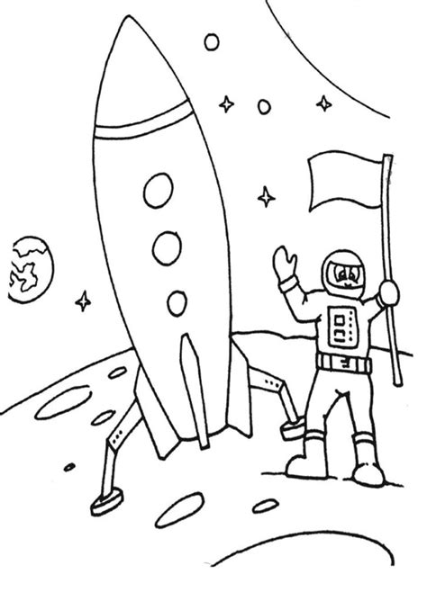 Dibujos Para Colorear Astronauta Dibujos Para Colorear