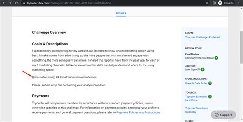 Issues In Communitys Challenge Details Page For Data Exploration Work