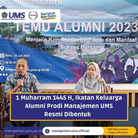 Temu Alumni Prodi Manajemen Dan Pembentukan Ikatan Alumni Prodi