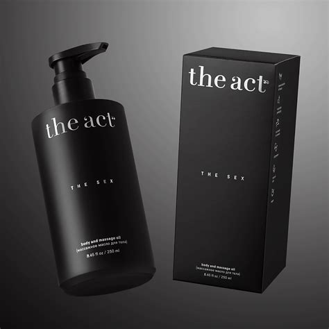 The Act Массажное масло для тела интимное The Sex купить по цене 889₽ в