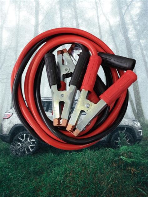 Мощни 2500 Amp бустер кабели за подаване на ток — Стартирайте автомоби
