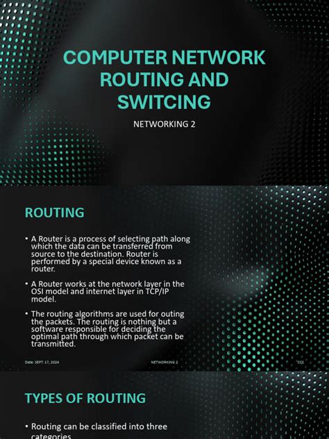 Network Routing And Switching Pdf Routing Computer Network