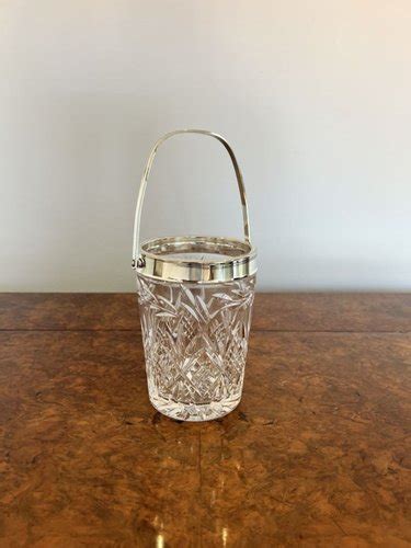 Antique Edwardian Cut Glass Ice Bucket 1910 For Sale At Pamono