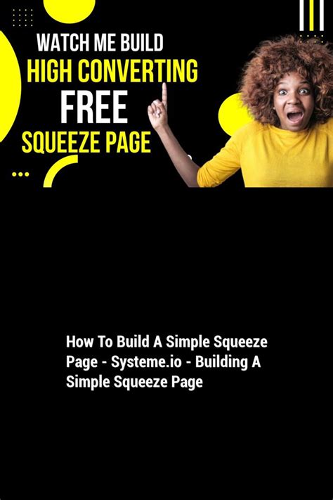 How To Build A Simple Squeeze Page Building A Simple