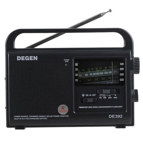 Degen De392 Fmtv Mw Sw Crank Dynamo Solar Emergency Radio World