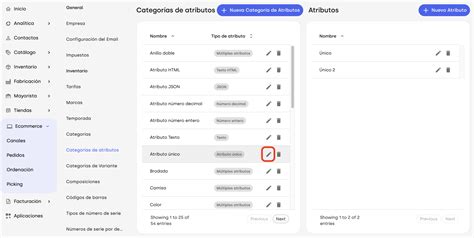 Crear editar y configurar categorías de atributos Academy