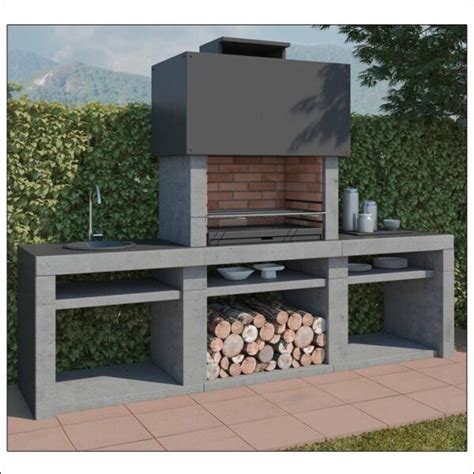 Asador De Concreto Fotos De Diseños Cómo Construir Y Ventajas
