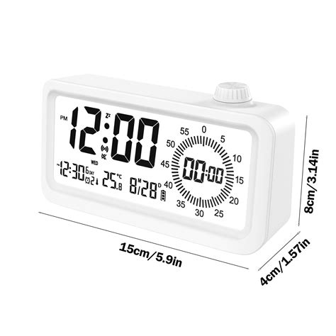 Just Released Alarm Clocks For Bedrooms Large Led Display 3 Dimmer