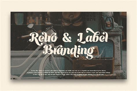 Bold Retro Script On Behance