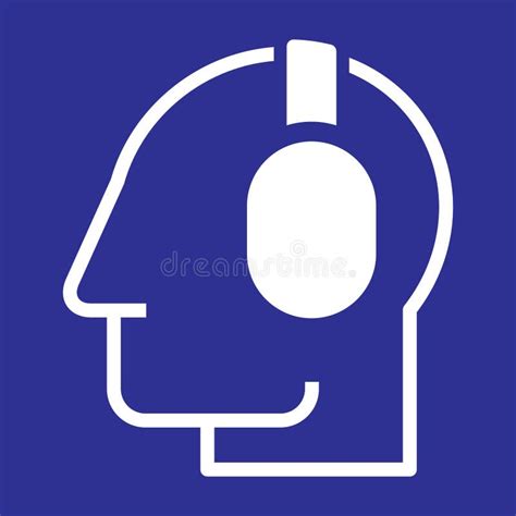 Safety Hearing Protection Icon Protection Earmuffs Mandatory Sign