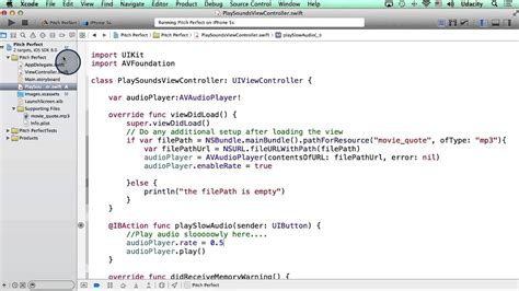 Using Rate An Avaudioplayer Property Intro To Ios App Development