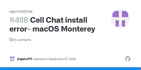 Cell Chat Install Error MacOS Monterey Issue 488 Sqjin CellChat