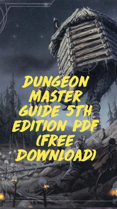 dungeon master guide 5th edition pdf free download