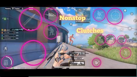 Nonstop Clutches 5finger Full Gyro Faster Gameplay Bgmipubg Tiktok
