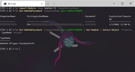 Powershell And The Laps Windows Powershell Module