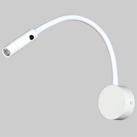 Білий світлодіодний приліжковий світильник 920 V15b 01 Wh продаж ціна у Одесі Бра настінні