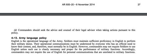Archiezzle S True Pov Army Language Policy