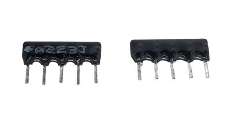 22k Ohm 5 Pin Resistor Network Sip Rajiv Electronics